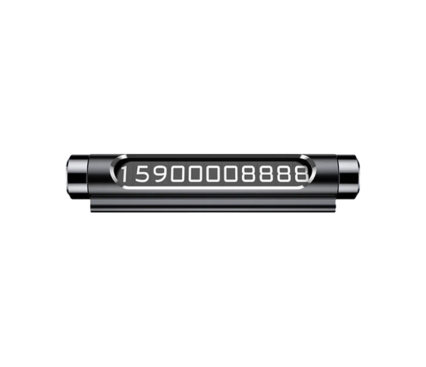 Gadget & Accessories – All Metal Temporary Parking Number Plate dual ...