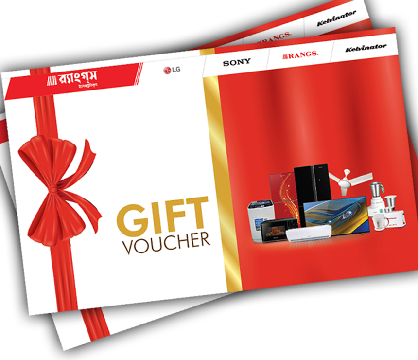 Home Appliance – GIFT VOUCHER – Rangs Electronics Ltd.